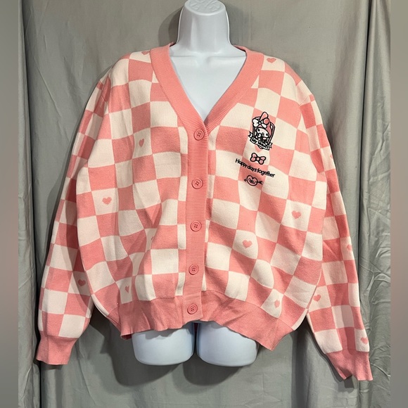 Sweaters | My Melody Cardigan Sweater Kawaii Jk Uniform Cardigan ...